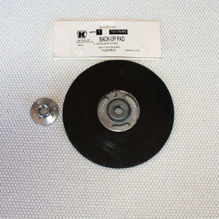 Grinding Disc Back-up Pad-7" - Reinforced Polyurethane